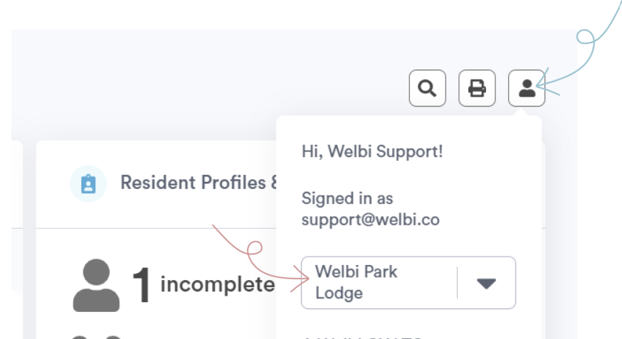 Using Your PointClickCare Login to Sign in to Welbi